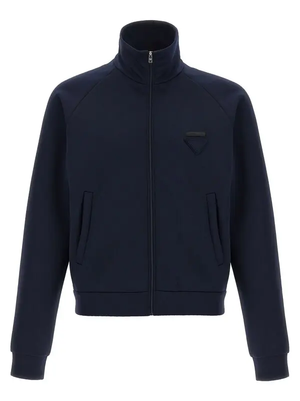 Prada Tech Fabric Sweatshirt - Blue