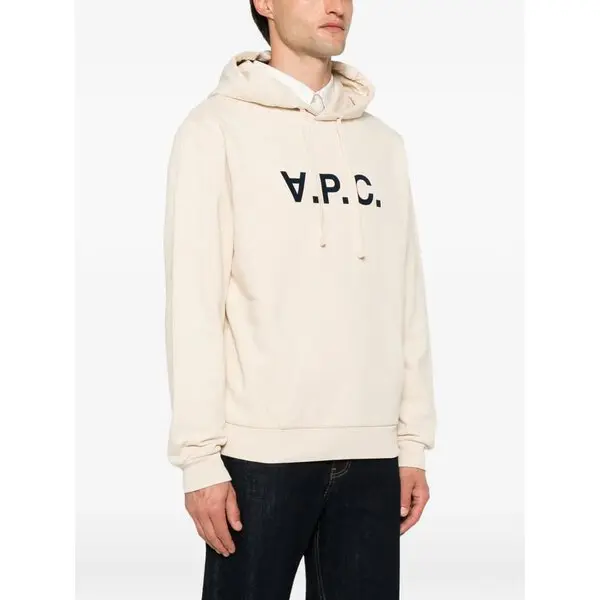 A.p.c. Neutrals Sweaters & Knitwear Hoodies - Cream