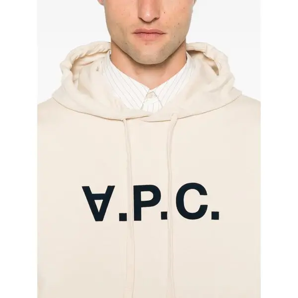 A.p.c. Neutrals Sweaters & Knitwear Hoodies - Cream