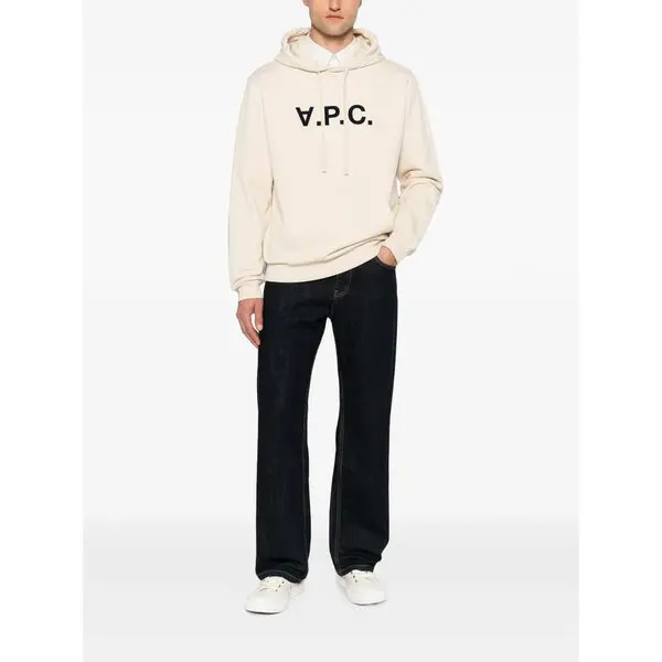 A.p.c. Neutrals Sweaters & Knitwear Hoodies - Cream
