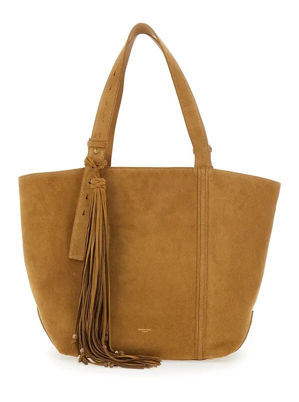 GOLDEN GOOSE 24/7 Suede Shopper Bag - Multicolor