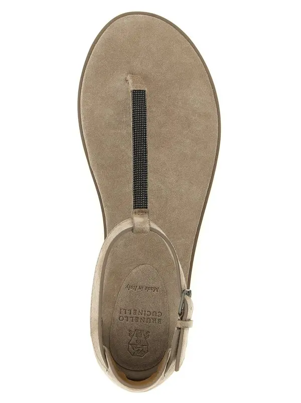 Brunello Cucinelli Precious Strap' Sandals