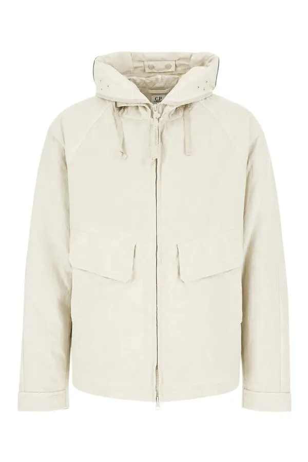 C.P. COMPANY Hooded Utility Jacket - Multicolor