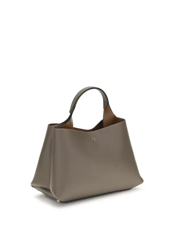 TOD'S Micro Leather Handbag - Gray