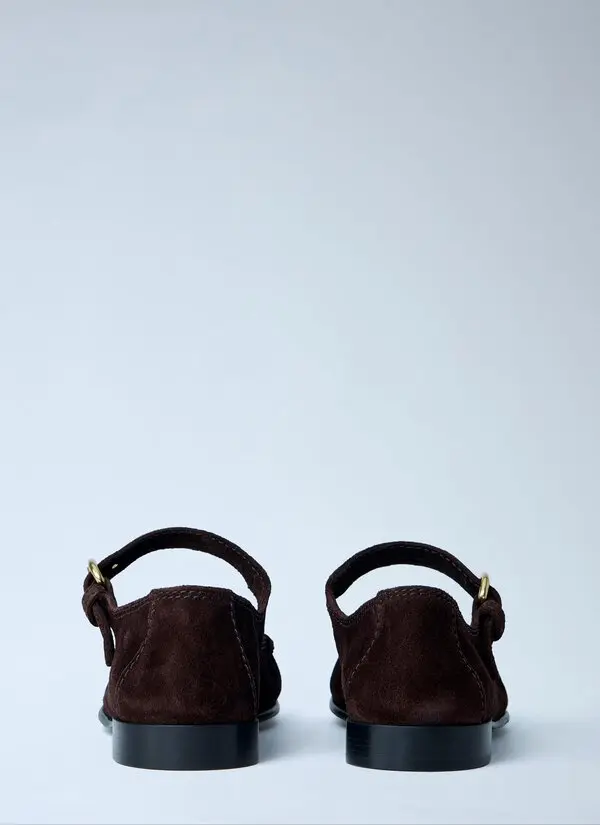 Miu Miu Suede Mary Jane Loafers