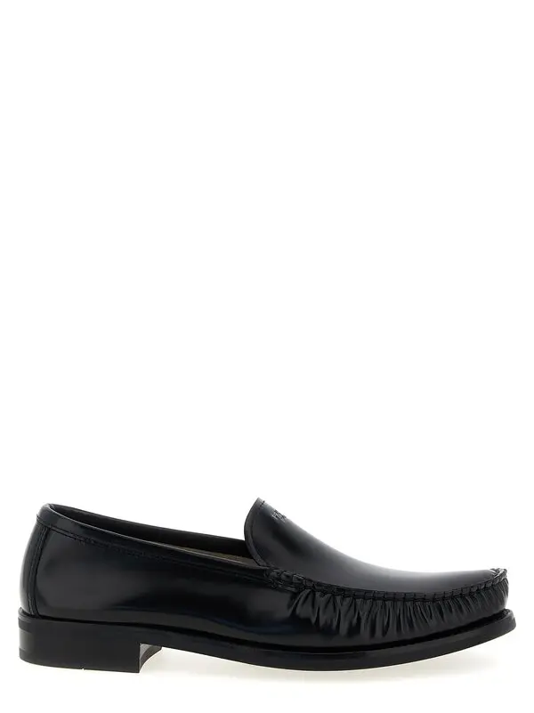 Prada Leather Loafers - Black