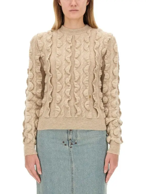 Moschino Wool Blend Sweater - Cream