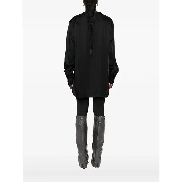 Rick Owens Acetate-blend Blouse - Black