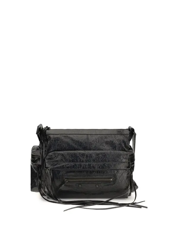 Balenciaga Le City Multipocket Medium Shoulder Bag - Black