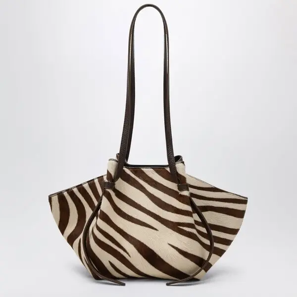 Yuzefi Mochi Bag In Savanna Pony Hair Leather - Brown
