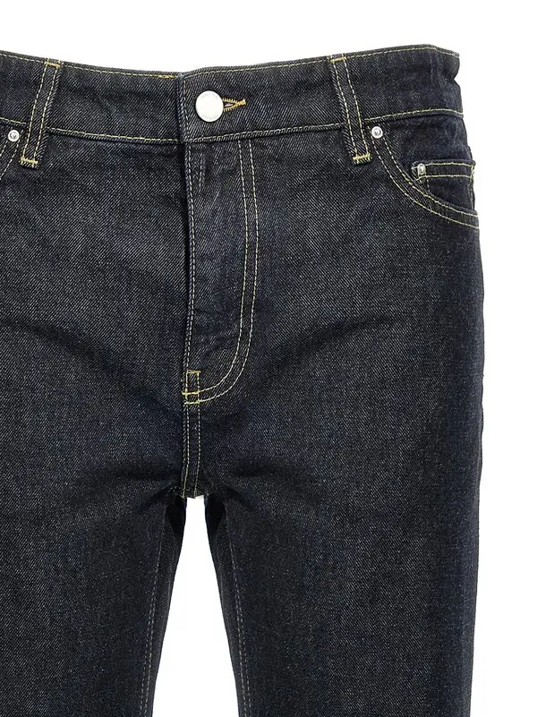 TOTEME Low Taper Denim Jeans - Blue