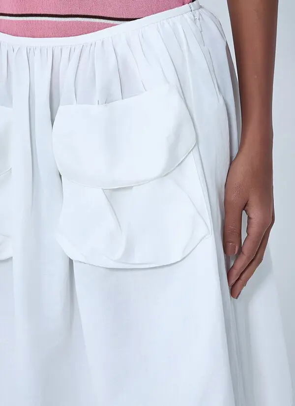 Miu Miu Gathered Skirt