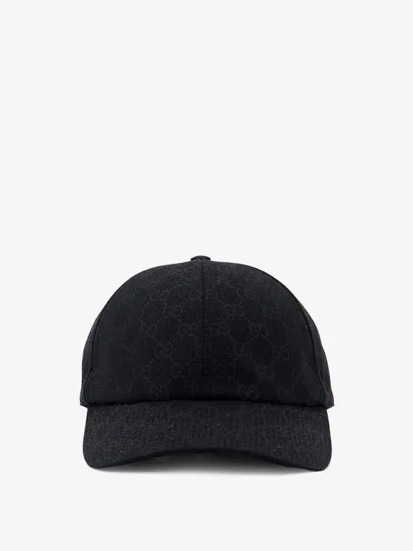 Gucci Gg Ripstop Baseball Hat - Black