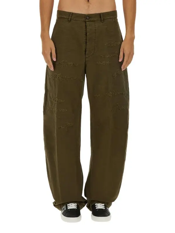Dsquared2 Ripped Big Chino Pants - Multicolor