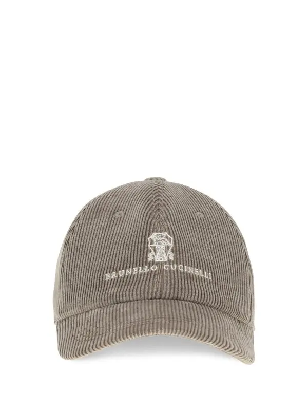 Brunello Cucinelli Ribbed Baseball Cap - Cream