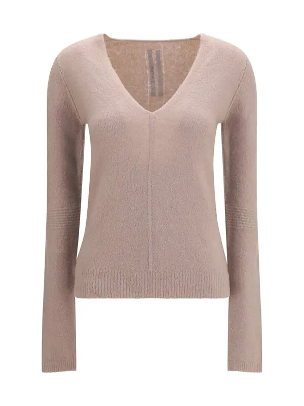 Rick Owens V-neck Sweater - Pink