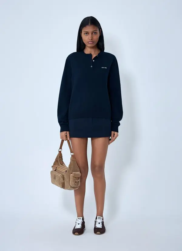 Miu Miu Milano Rib Mini Skirt