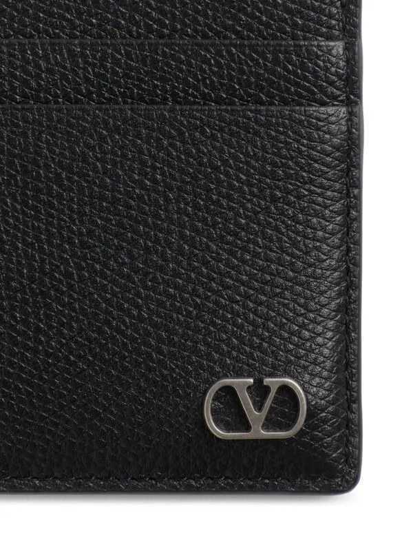 Valentino Garavani Vlogo Signature Leather Card Case - Multicolor