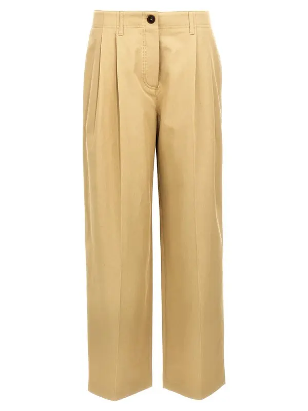 TOTEME Relaxed Chino' Pants - Cream