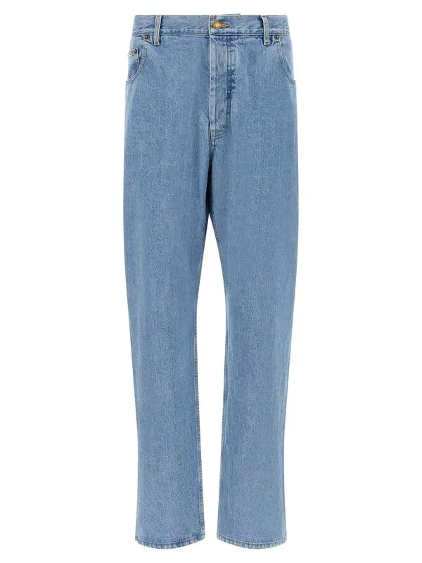 Thom Browne Back Martingale Jeans - Blue