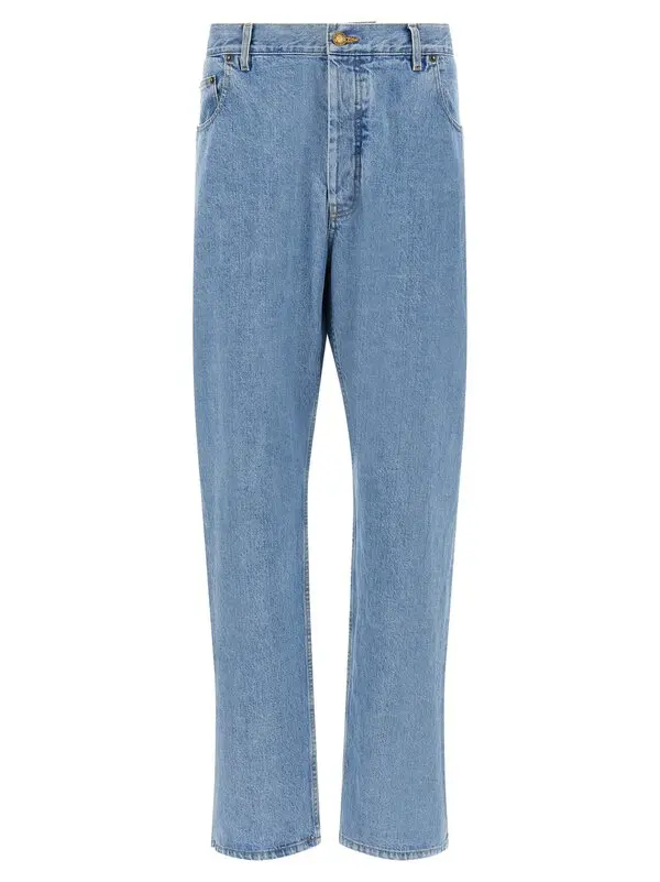 Thom Browne Back Martingale Jeans - Blue