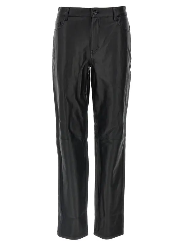 TOTEME Leather Pants - Black