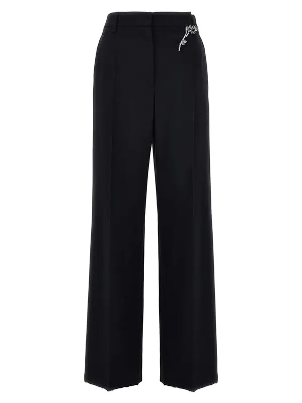 Prada Gabardine Trousers - Blue