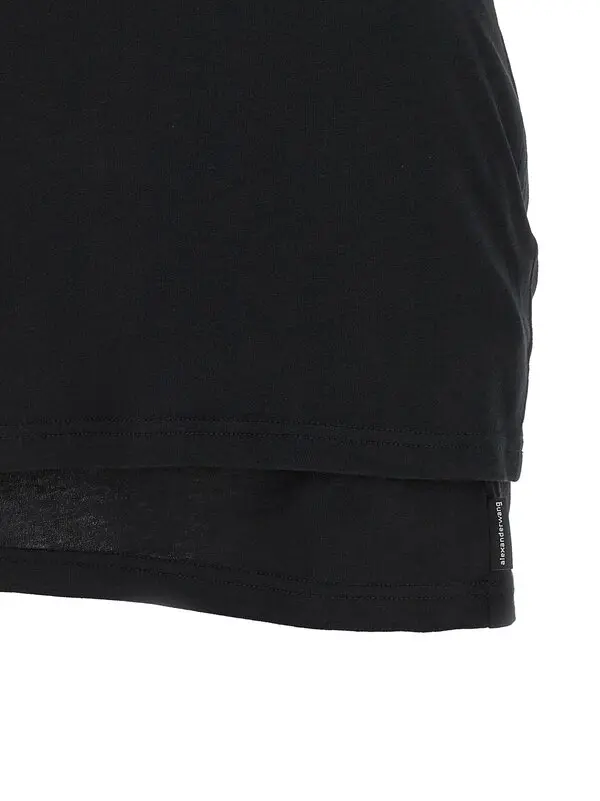 Alexander Wang Twisted Bust Layered Dress