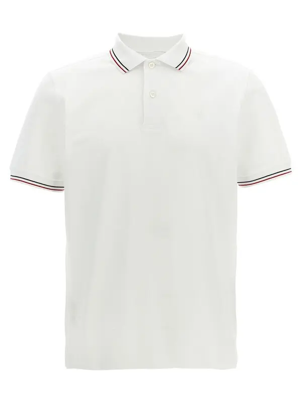 Prada Piqué Polo Shirt - White