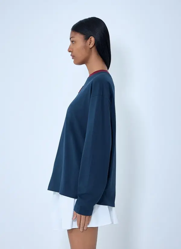 Miu Miu Cotton Jersey Sweatshirt