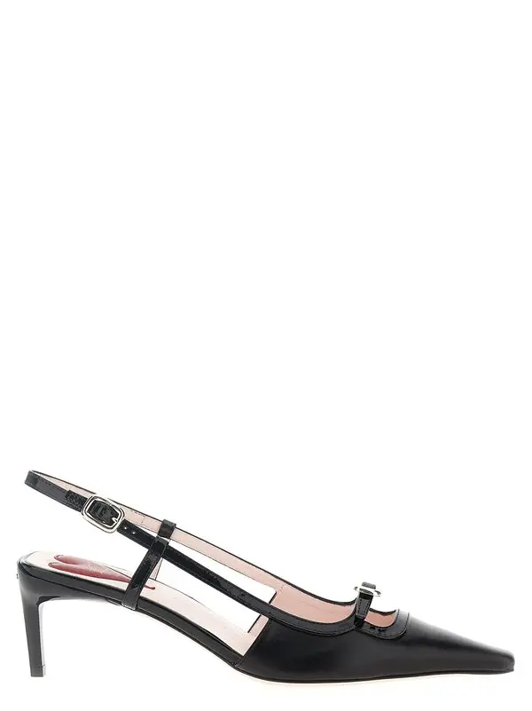 ROGER VIVIER Viv' Canard Slingbacks - Black