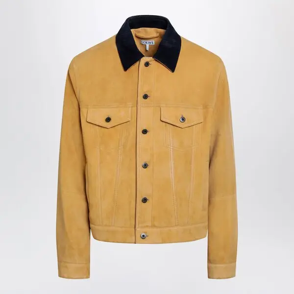 Loewe Suede Jacket - Brown