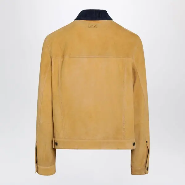 Loewe Suede Jacket - Brown