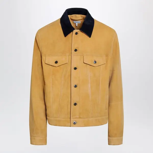 Loewe Suede Jacket - Brown