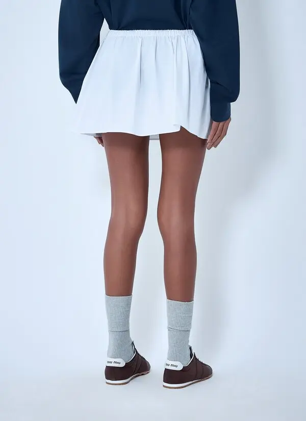 Miu Miu Drawstring Pocket Mini Skirt