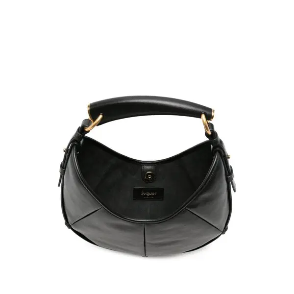 Saint Laurent Calf Leather Tote Bag - Black