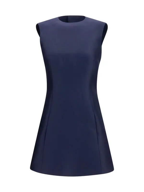 Balenciaga A-line Mini Dress - Blue