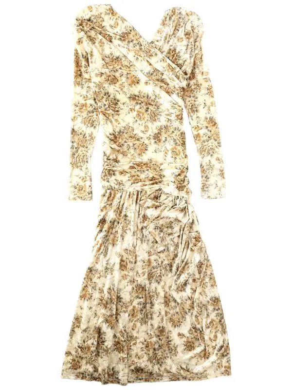 GANNI Long Dress With Print