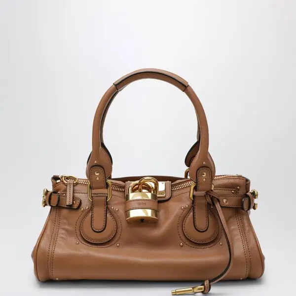 Chloé Paddington Bag In Light - Brown