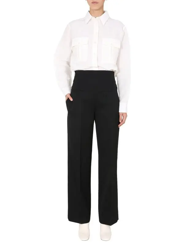 JIL SANDER Tailored Trousers - Black
