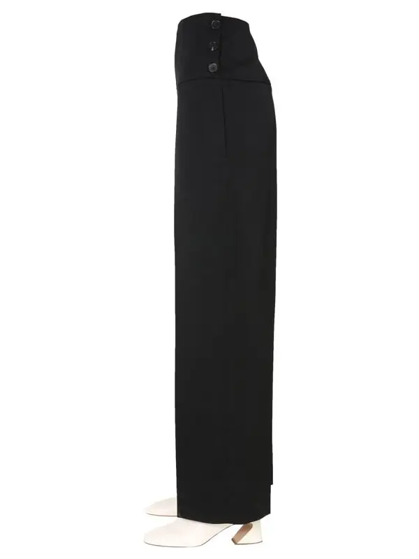 JIL SANDER Tailored Trousers - Black