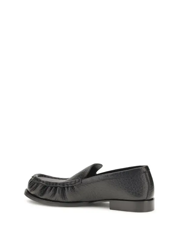 Dries Van Noten Grained Leather Loafers