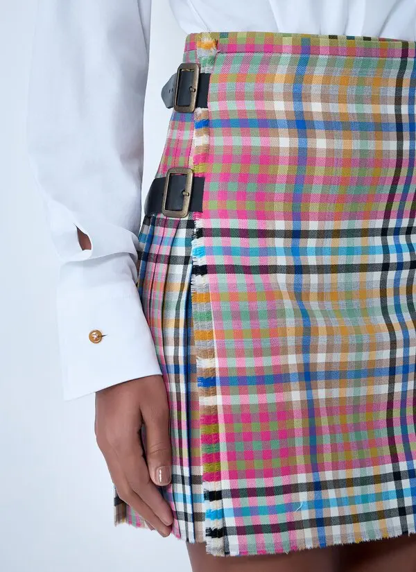 VIVIENNE WESTWOOD Plaid Mini Skirt