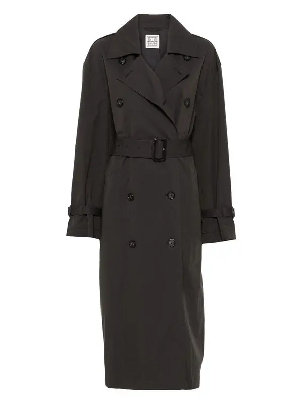 TOTEME Cotton Blend Trench Coat - Multicolor