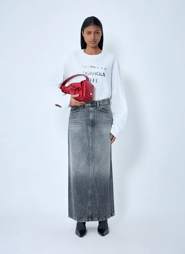 Acne Studios Denim Maxi Skirt