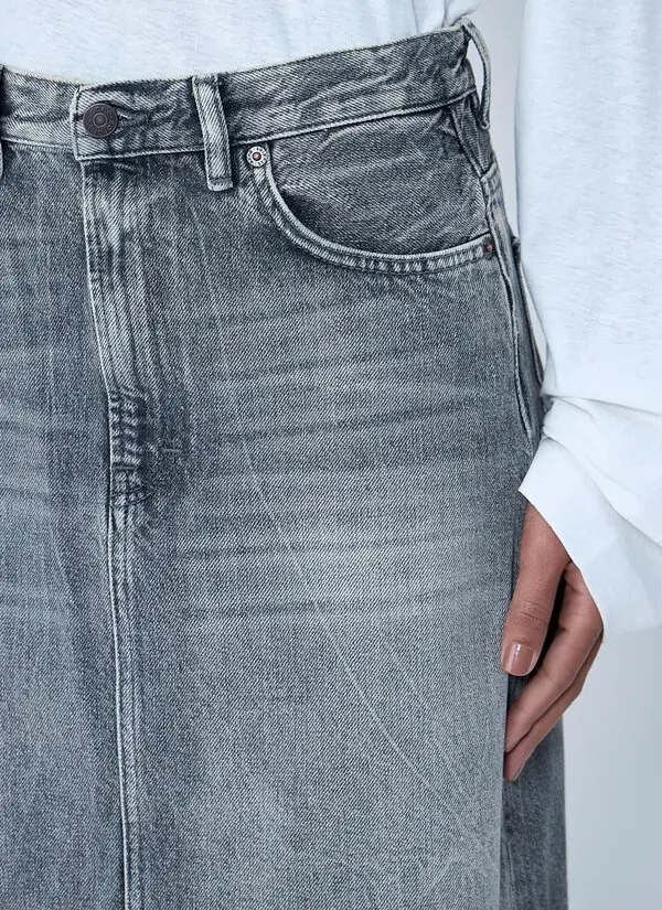 Acne Studios Denim Maxi Skirt