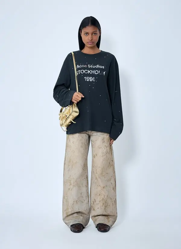 Acne Studios 2021f Faded Five-pocket Jeans