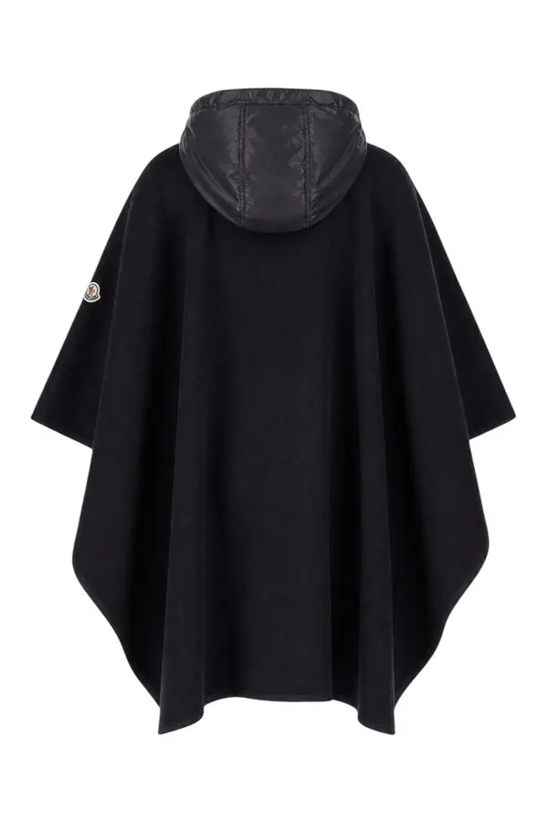Moncler Hooded Poncho Knitwear - Multicolor