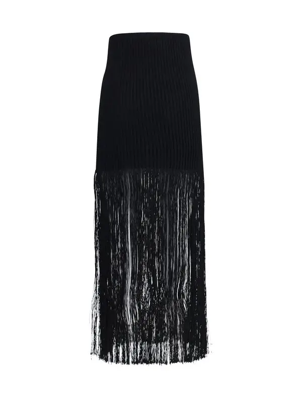 Alaïa Fringe Pencil Skirt