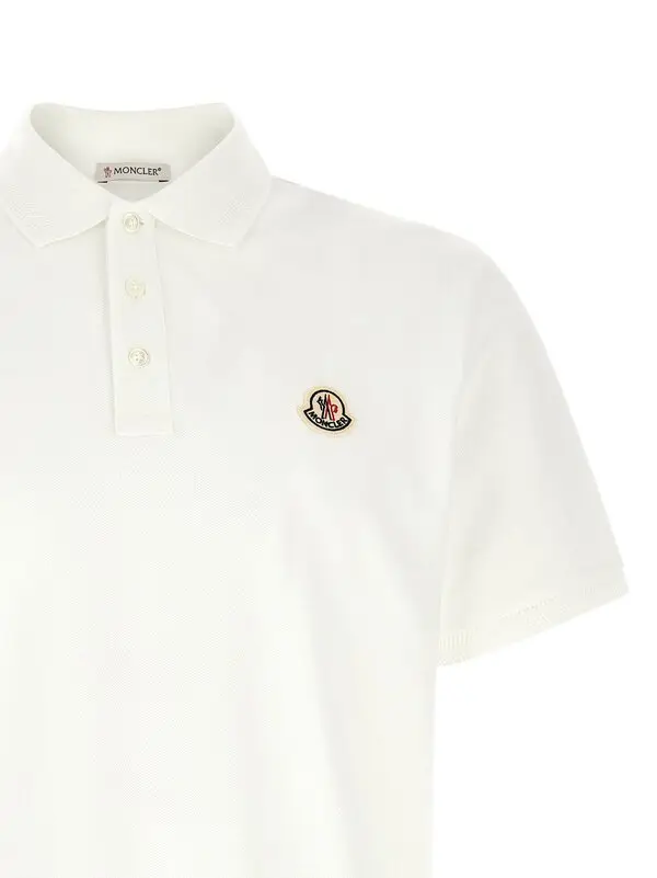 Moncler Logo Patch Polo Shirt